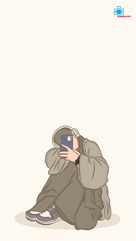 خلفيات بنات محجبات 2024 اجمل خلفيات بنات محجبات كرتون للجوال بجودة