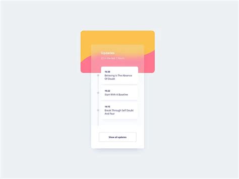 Timeline Ui Designs Themes Templates And Downloadable Graphic Elements On Dribbble