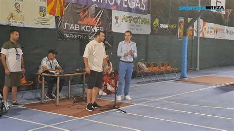 Градоначалникот Костадинов и Горан Пандев го отворија Меморијалниот турнир Благој Истатов