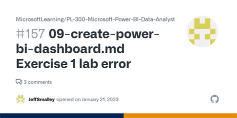 09 Create Power Bi Dashboardmd Exercise 1 Lab Error · Issue 157 · Microsoftlearningpl 300