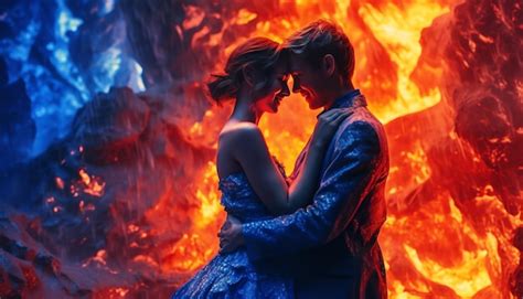 Premium Ai Image Cute Couple Photograph