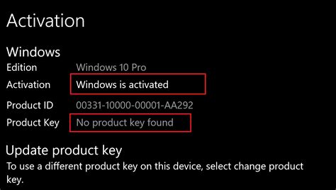 Windows 10 Active But No Product Key Found Microsoft Qanda