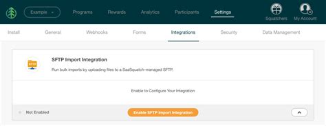 SFTP Import Integration SaaSquatch Documentation