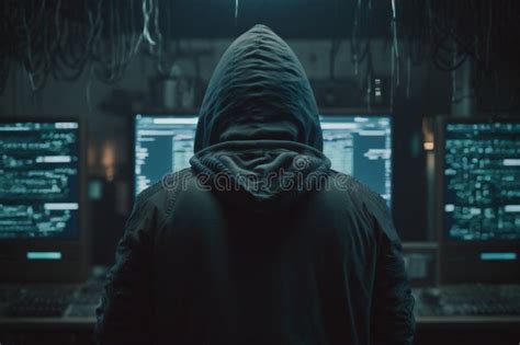 Cybersecurity Vulnerability Hacker Codingmalware Concepthooded