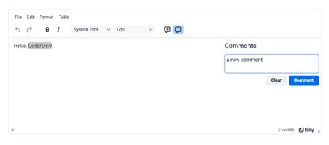 using the tinymce comments with the vue js and laravel frameworks
