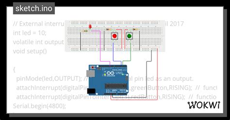 Interrupt Wokwi Esp32 Stm32 Arduino Simulator