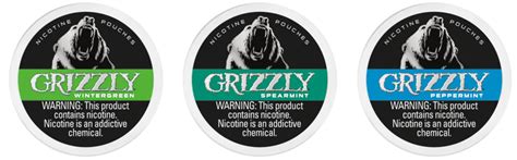 Grizzly Tobacco Pouches And Flavors Tobacco Insider