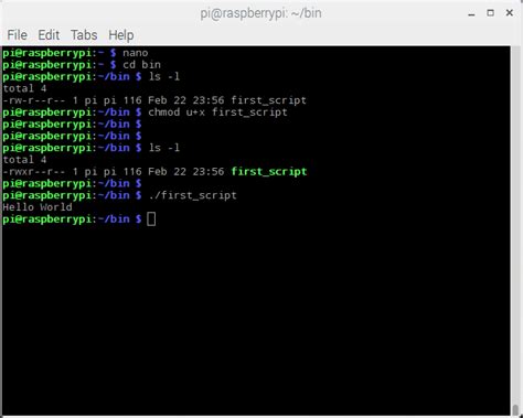 Creación de scripts básicos en bash para Raspberry Pi ohms ohms