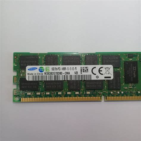 رم سرور Ddr3 تک کاناله 14900 مگاهرتز سامسونگ مدل M393b2g70qh0 Cma ظرفیت 16 گیگابایت وب‌سایت