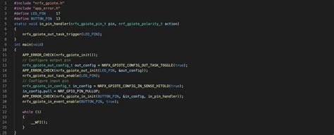 Controlling Nrf52 Gpio By Tasks And Events