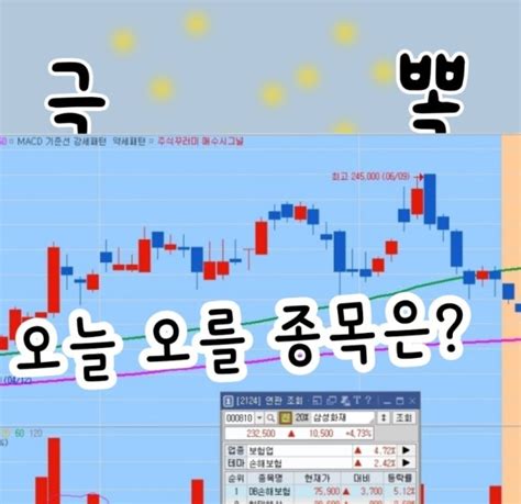 주식공부차트읽기 세번째 오를 주식 찾기 Feat주식투자최적의 타이밍을 잡는법 스윙매매법부자회사원주식꾸러기 네이버 블로그