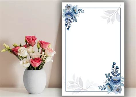 Floral Border Design For Certificate Of Appreciation