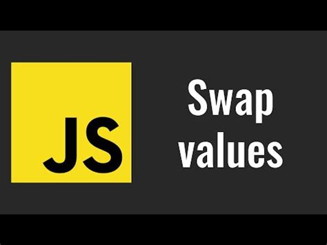 How To Swap Values In JavaScript JS Tricks With Variables From Juniors