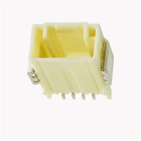 025 Double Lock 4Pin Male Connector Horizontal Natural SMT Type UJU ELECTRONICS