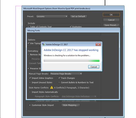 Solved Indesign Crashes Adobe Product Community 9291447