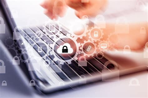 Protect Cloud Information Data Concept Security And Safety Of Cloud Data Stock Photo Image Of