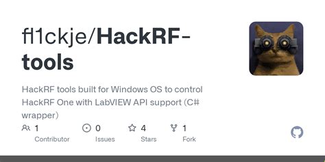 Github Fl1ckjehackrf Tools Hackrf Tools Built For Windows Os To Control Hackrf One With