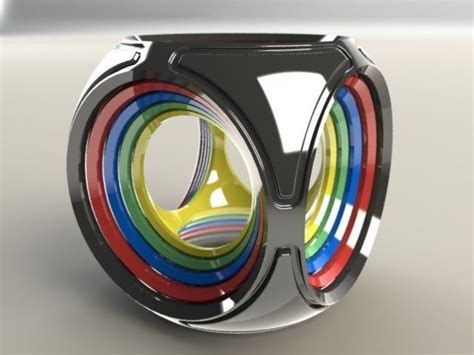 Nested Spheres Free 3d Model Cgtrader