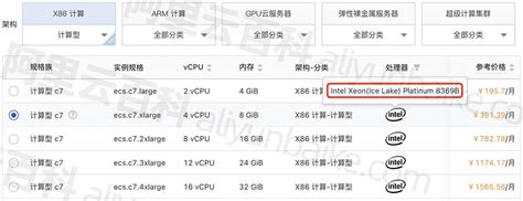 阿里云第七代服务器intel Xeonice Lake Platinum 8369b 阿里云开发者社区