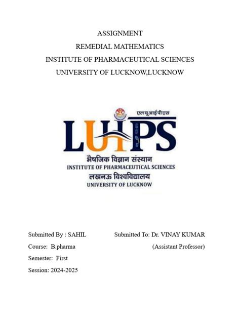 Remedial Mathematics Pdf