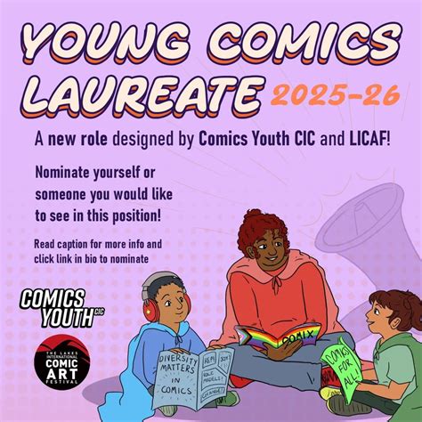 Comics Youth Launches The Uks First Young Comics Laureate To Champion