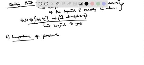SOLVED A What Is The Definition Of The Normal Boiling Point B Why Is It Necessary To