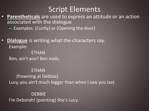 Ppt The Single Column Drama Script Powerpoint Presentation Free