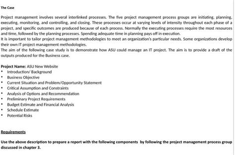 Solved Project Management Involves Several Interlinked