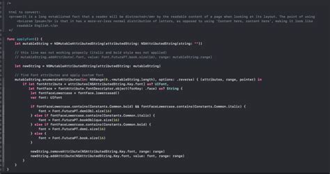 Yesterday I Experienced An Issue With Attributed Strings In Swift I Received Html Text That