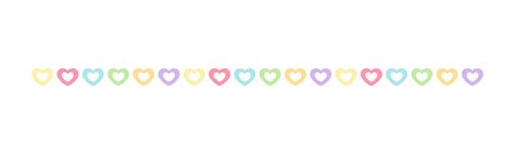 파스텔 하트 패턴 테두리 구분 기호 발렌타인 데이 로맨틱 간단한 플랫 클립 아트 벡터 일러스트 레이 션 0명에 대한 스톡 벡터 아트 및 기타 이미지 Istock