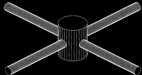 Schematic Of The Hub Appendage Spacecraft Download Scientific Diagram