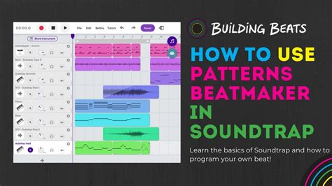 how to use patterns beatmaker [soundtrap 101tutorial] youtube