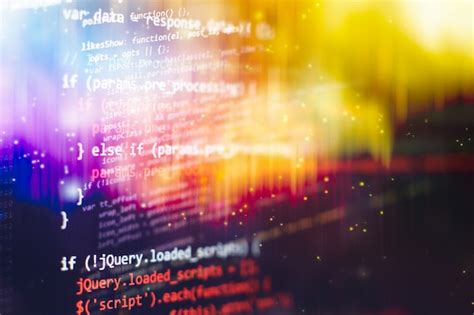 Premium Photo Html In Editor For Website Development Website Html Code On The Laptop Display