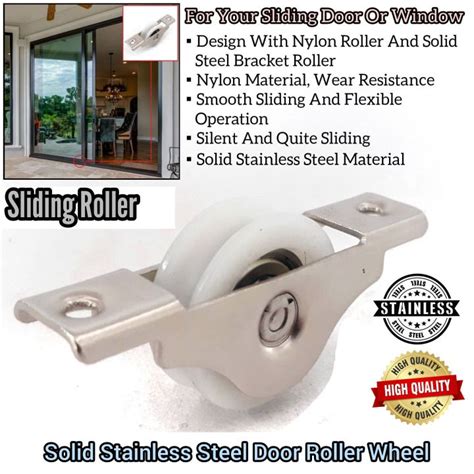 Heavy Duty Solid Stainless Steel Sliding Door Roller Wheel For Window