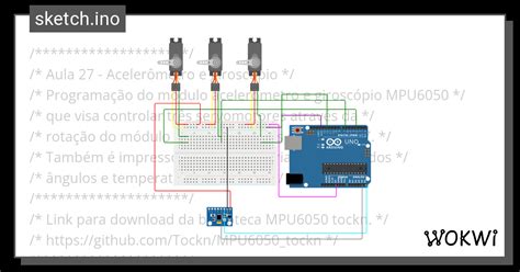 Acelerometro Wokwi ESP32 STM32 Arduino Simulator