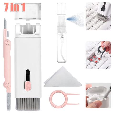 Multifunction Computer Keyboard Cleaner Brush Kit Earphone Cleaning