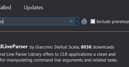 CSharpForYou Using Command Line Verbs With The Beta Version Of The