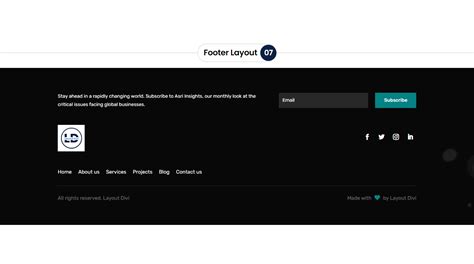 Divi Footer Layouts Bundle