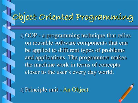 PPT Object Oriented Programming PowerPoint Presentation Free Download ID