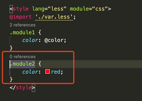 In Css Module Mode Add Vscode Warnings When Css Class No Referenced · Issue 1110 · Vuejs