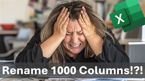 How To Rename Multiple Columns In Excel Fast Time Saving Spreadsheet
