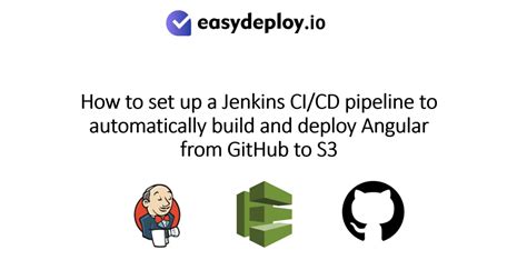 how to set up jenkins ci cd pipeline to build and deploy an angular app