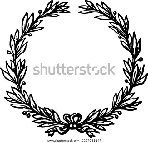 Florel Wreath Element Vector Ilustration Stock Vector Royalty Free 2207081147 Shutterstock