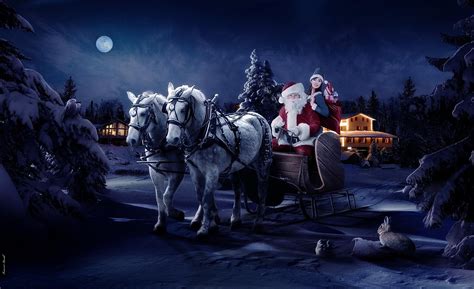 Santa Workshop Wallpapers Wallpaper Cave