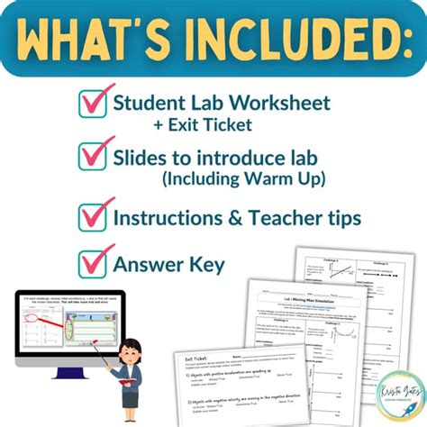 Graphing Accelerated Motion Simulation Lab Phet Moving Man Lab For
