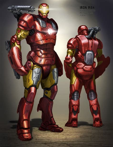 Early Mcu Concept Art Of The Mandarin Iron Man War