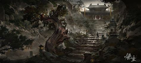 黑神话：悟空 场景原画设定 小红书 花瓣网