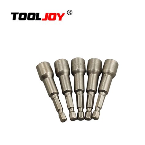 65mm Magnetic Nut Setter Driver Socket Bit Set 14 Inch Nut Bit And