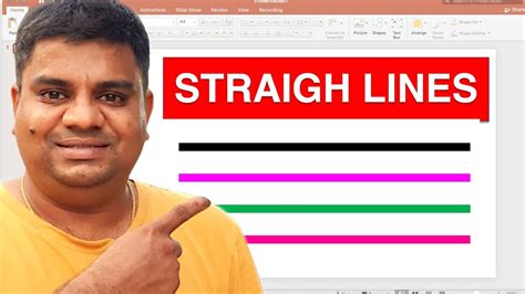 How To Draw A Straight Line In Powerpoint