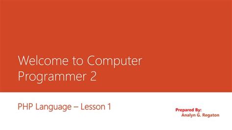 lesson 1 php syntax pptx